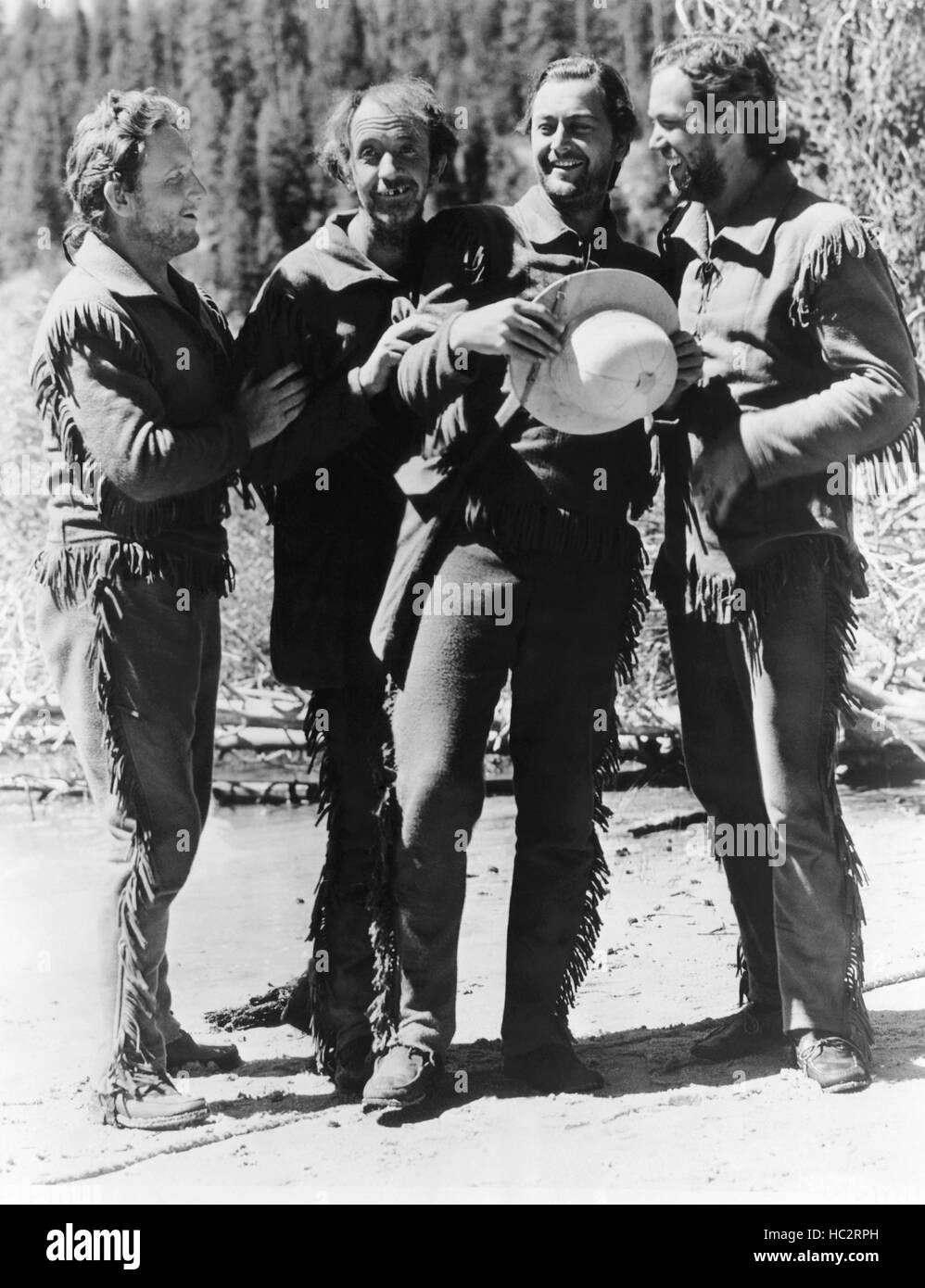 NORTHWEST PASSAGE, Spencer Tracy, Walter Brennan, Robert Young, Truman ...