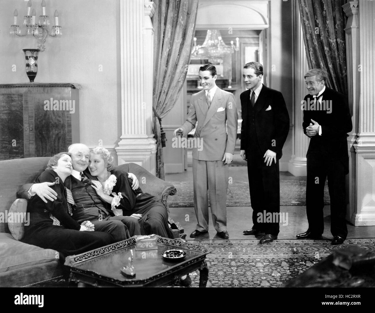 NO RANSOM, from left, Hedda Hopper, Robert McWade, Leila Hyams, Edward ...