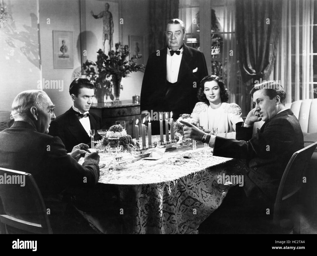 NO TIME FOR COMEDY, From left: Clarence Kolb, James Stewart, Robert ...