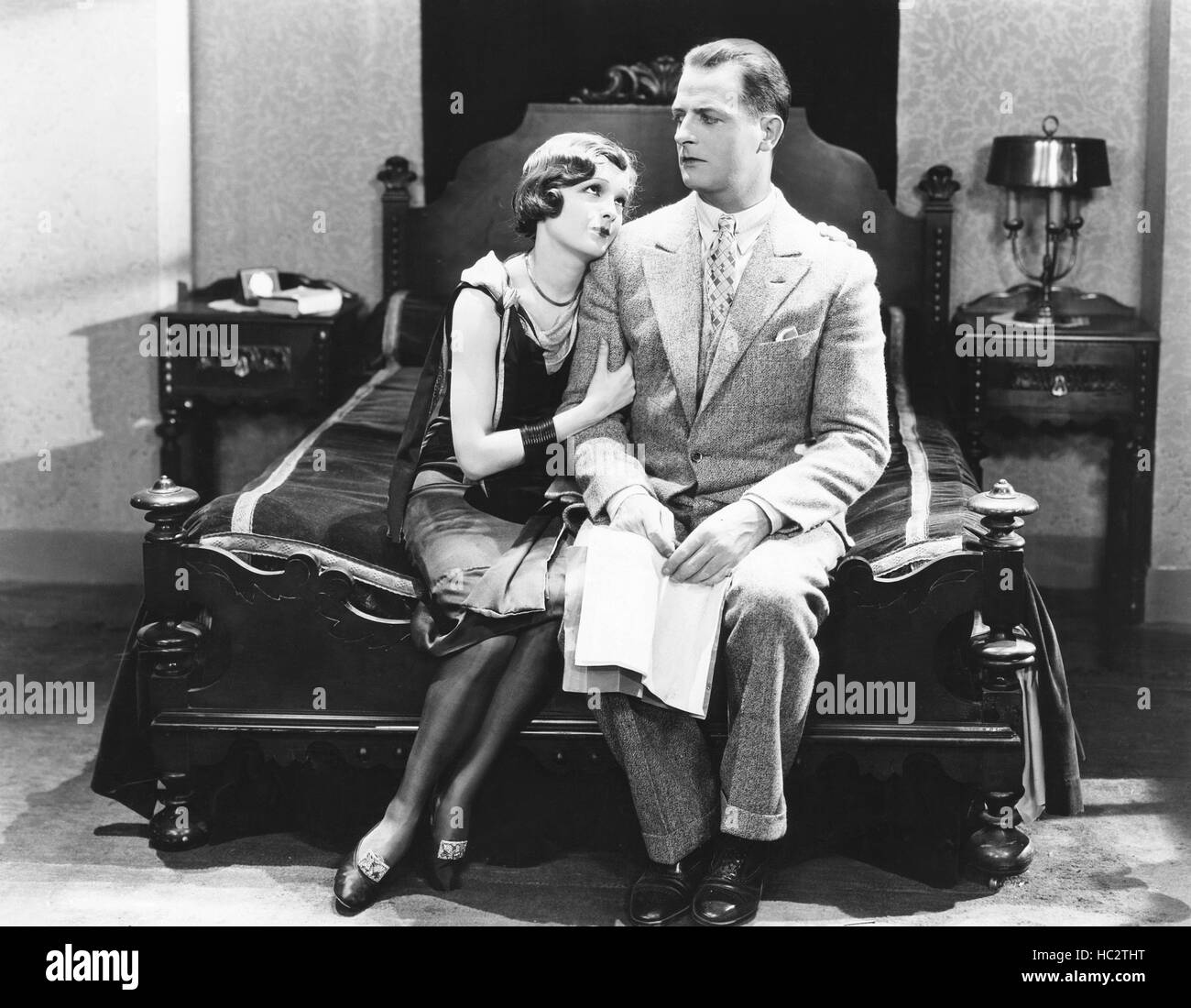 OUT ALL NIGHT, from left: Marian Nixon, Reginald Denny, 1927 Stock ...
