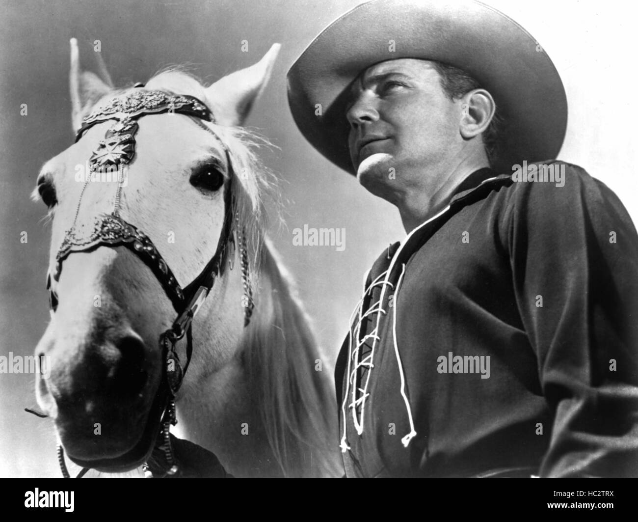 OUTLAWED GUNS, Buck Jones, 1935 Stock Photo - Alamy