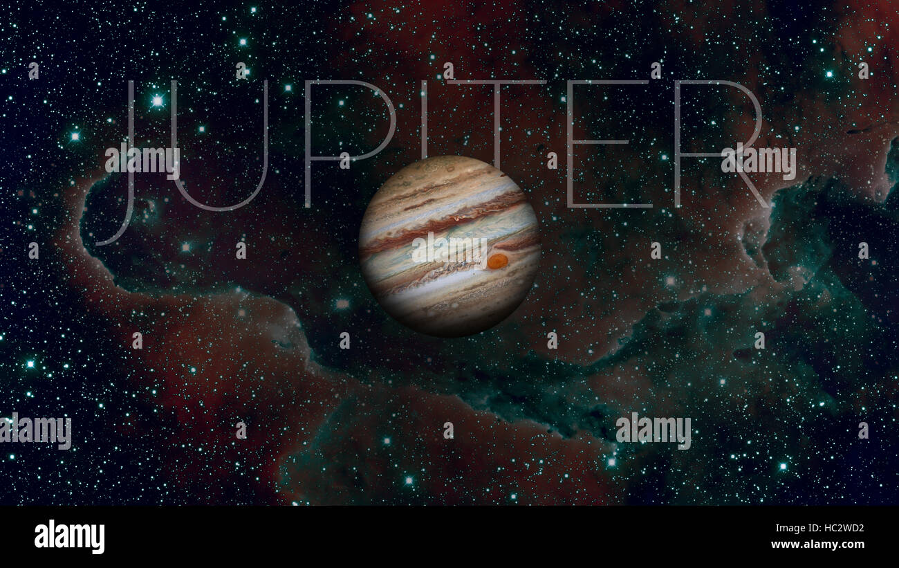 Solar System - Jupiter. It is the fifth planet from the Sun and the ...