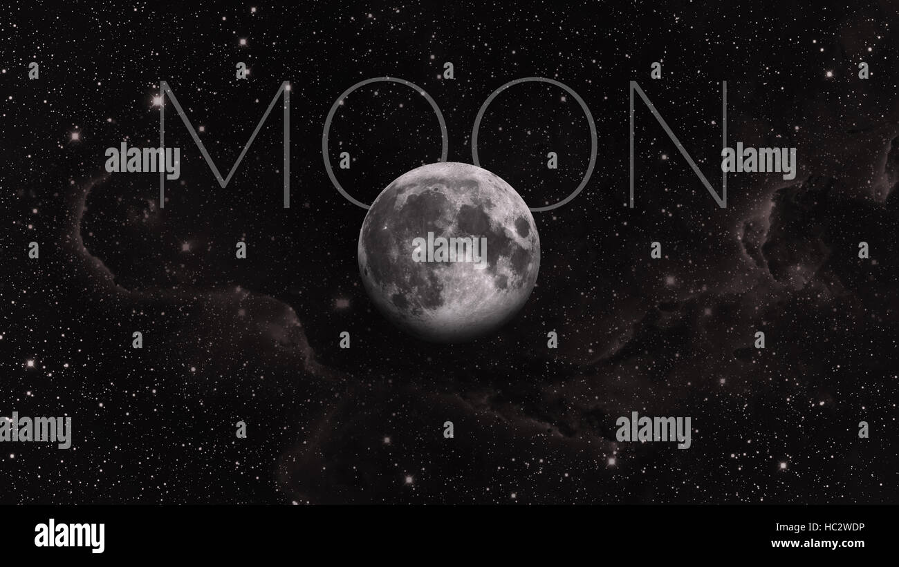 Solar System - Earths Moon. The Moon is Earth's only natural satellite ...