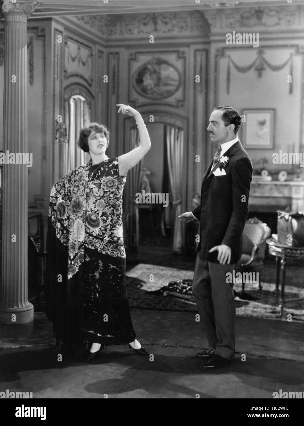 OUTCAST, from left: Elsie Ferguson, William Powell, 1922 Stock Photo ...