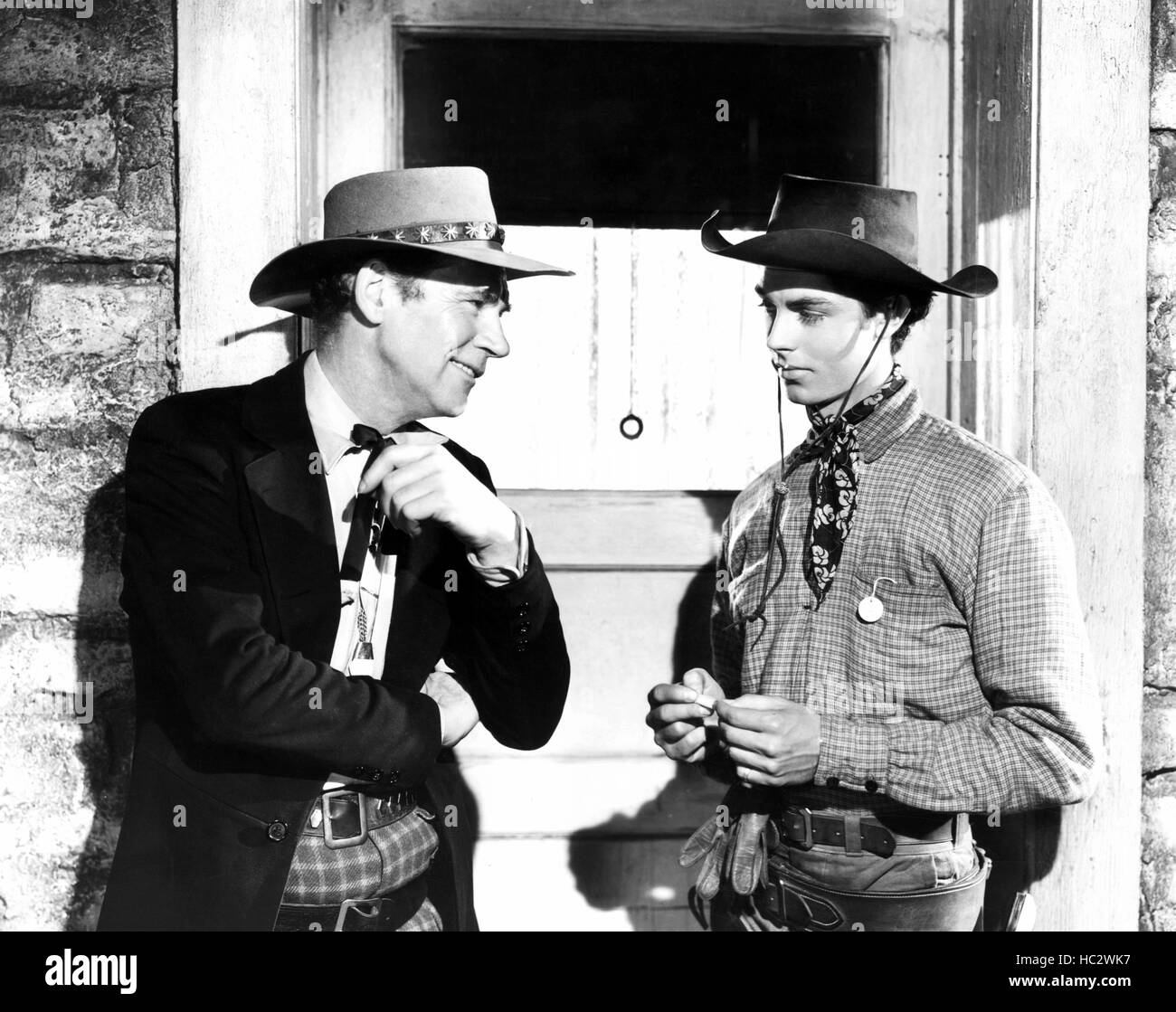 THE OUTLAW, from left, Walter Huston, Jack Buetel, 1943 Stock Photo - Alamy