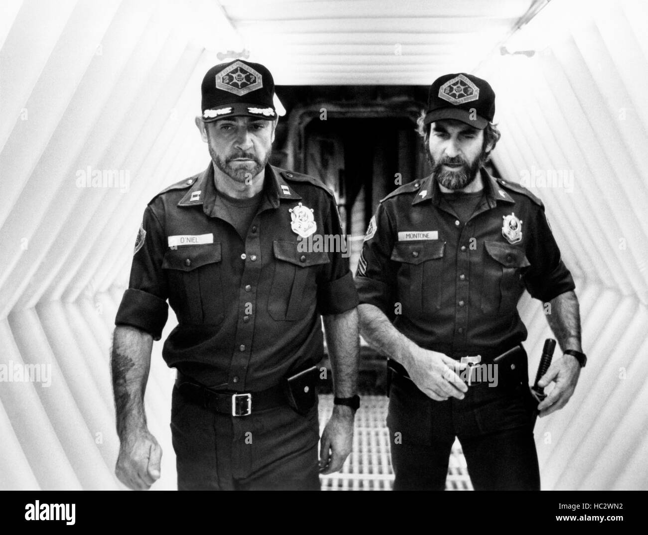 OUTLAND, from left: Sean Connery, James Sikking, 1981, © Warner ...