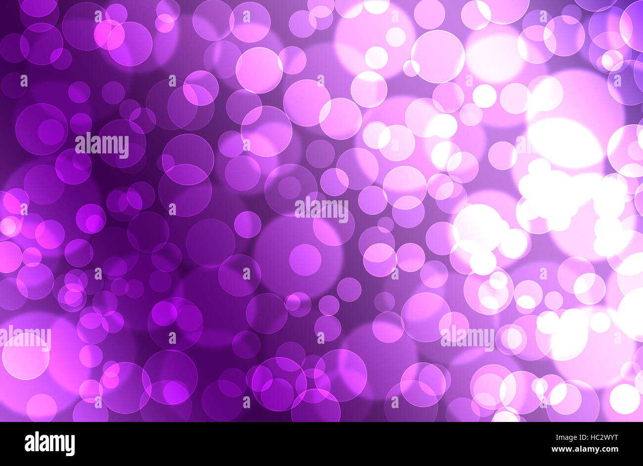 abstract purple Bokeh circles for Christmas background, glitter light ...