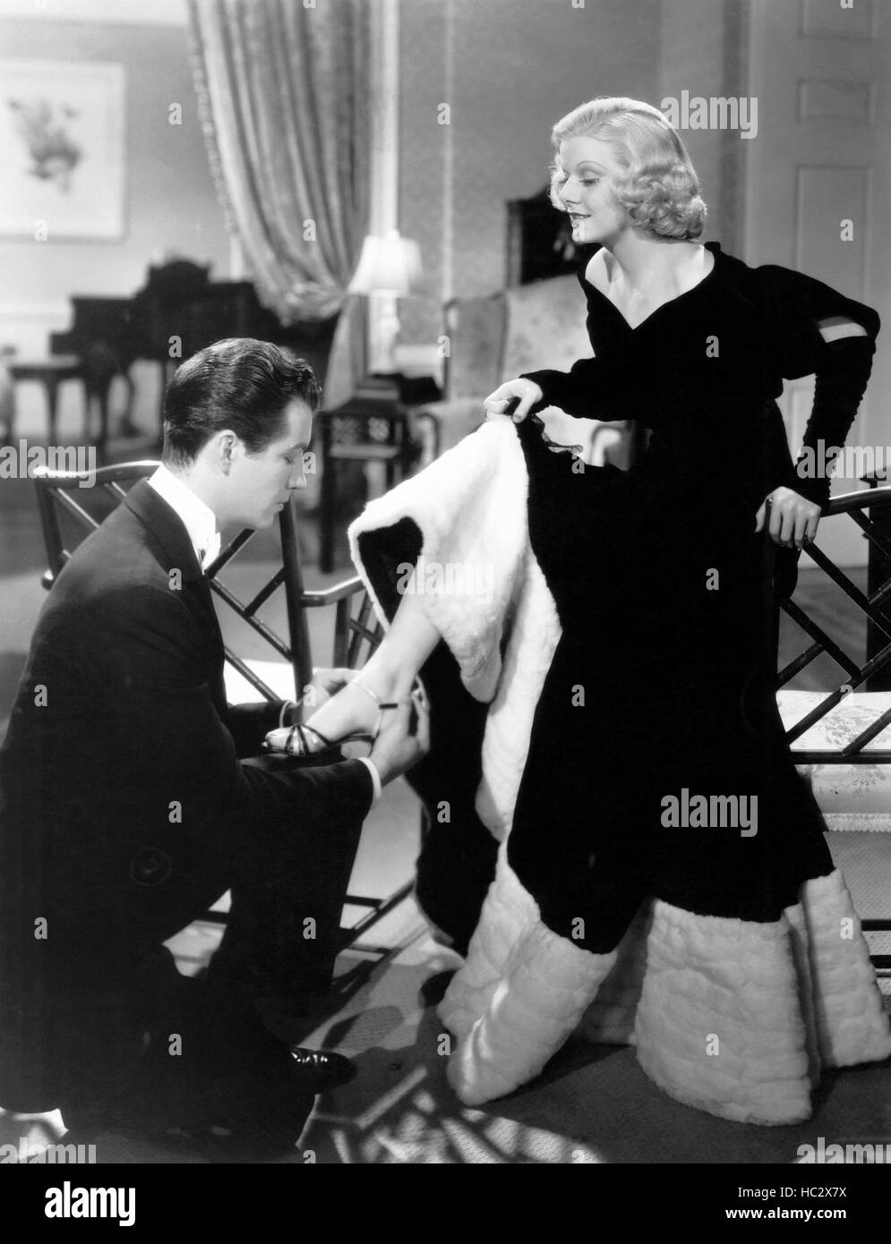PERSONAL PROPERTY, from left, Robert Taylor, Jean Harlow, (in a gown by ...