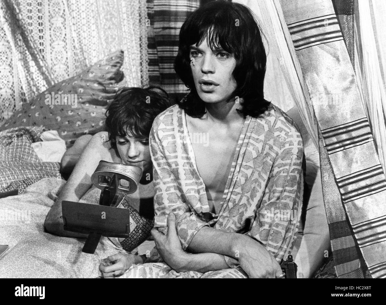 PERFORMANCE, Michele Breton, Mick Jagger, 1970 Stock Photo - Alamy