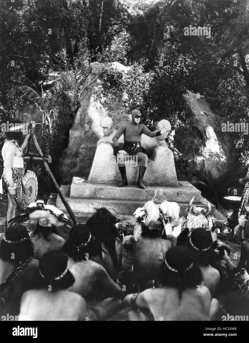 THE PHANTOM, Tom Tyler (center, on throne), 1943 Stock Photo - Alamy