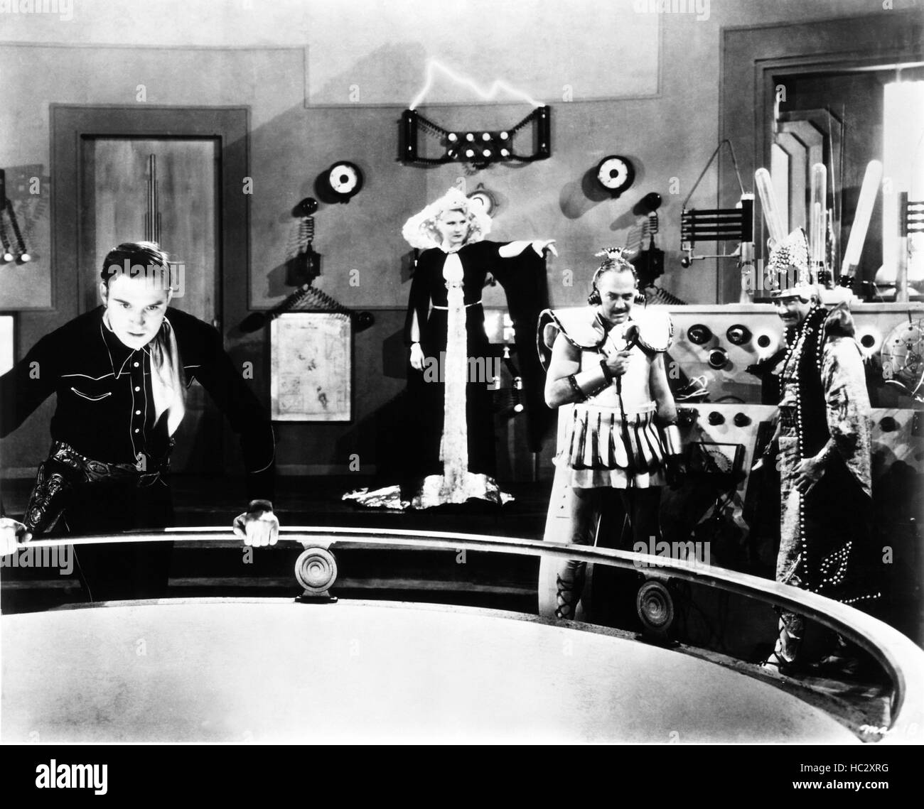 THE PHANTOM EMPIRE, from left: Gene Autry, Dorothy Christy, Stanley ...