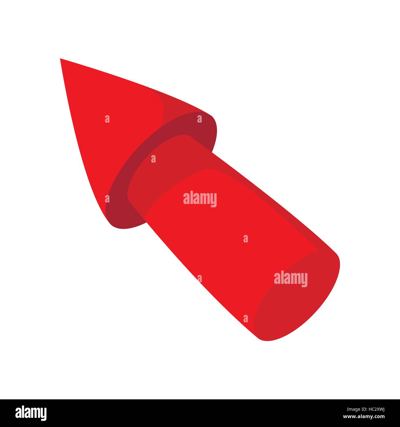 Red arrow render cartoon icon Stock Vector Image & Art - Alamy