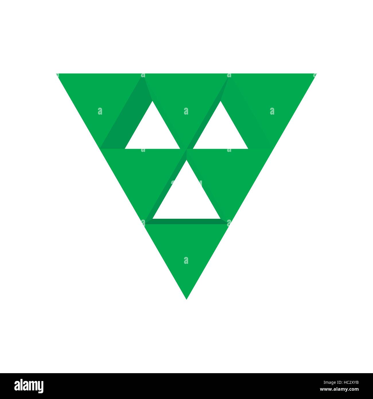 Green triangle arrow cartoon icon Stock Vector Image & Art - Alamy