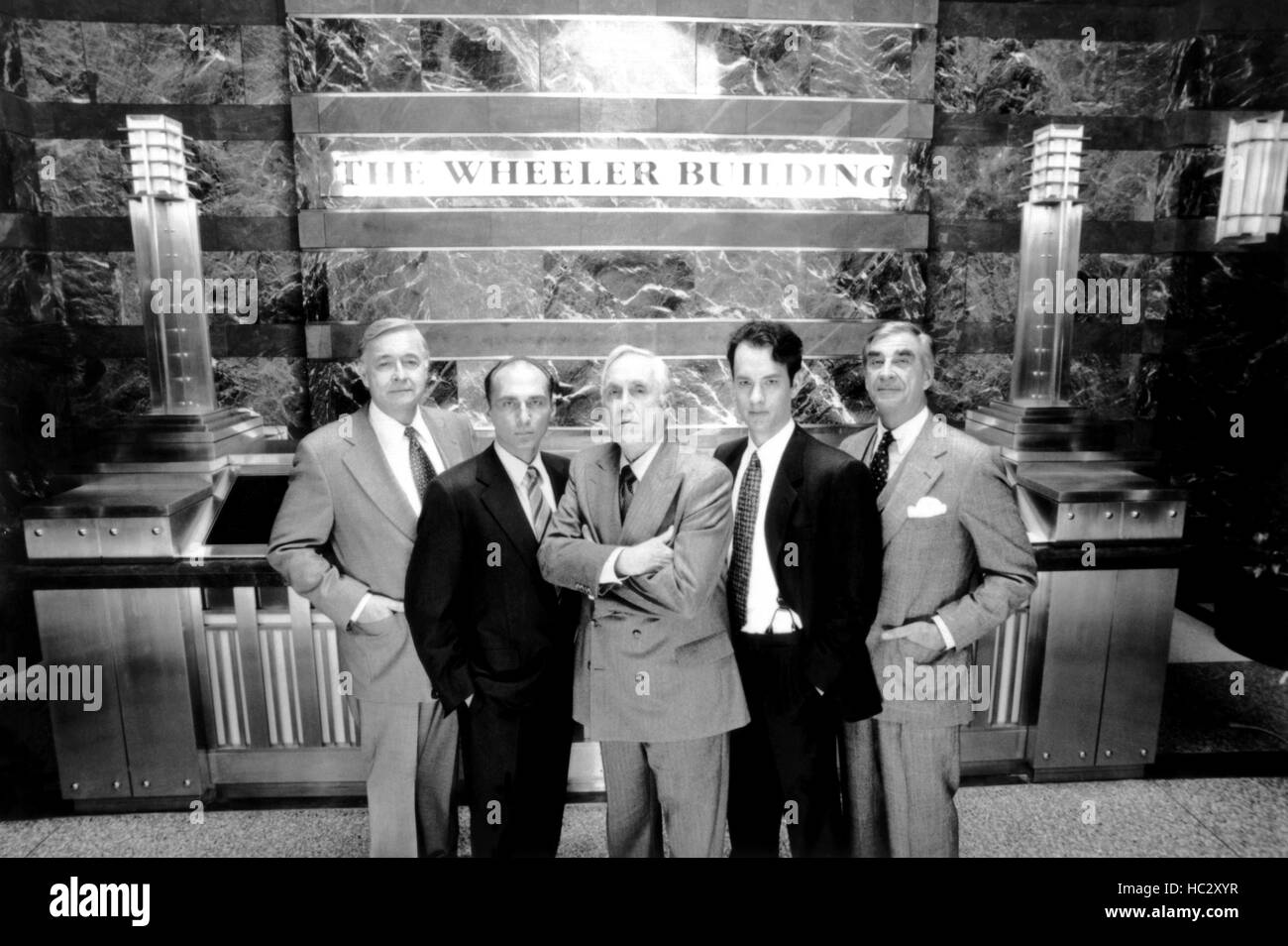 PHILADELPHIA, From left, Robert Ridgely, Ron Vawter, Jason Robards, Tom ...