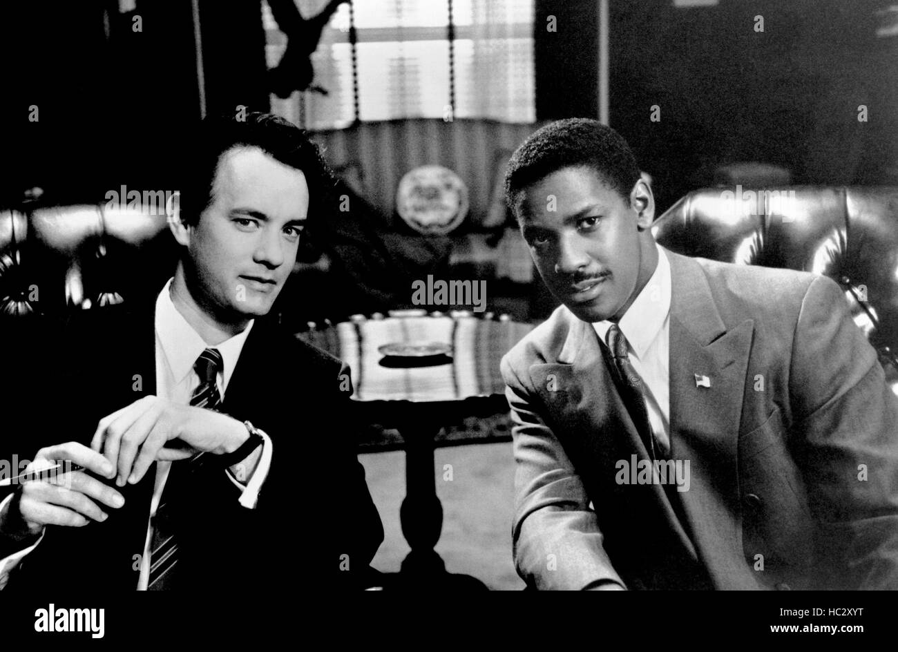 PHILADELPHIA, from left, Tom Hanks, Denzel Washington, 1993, ©TriStar ...