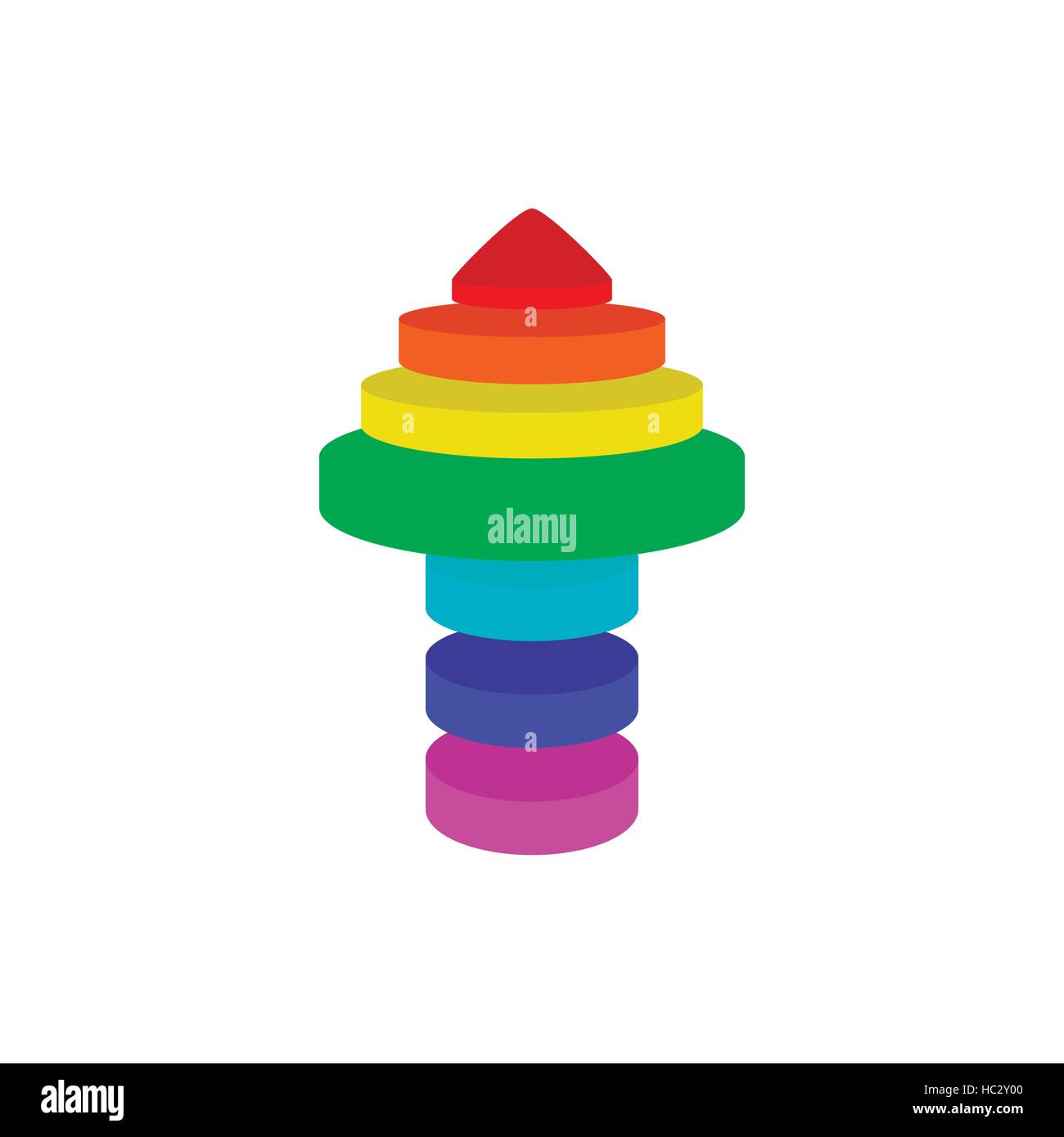 Arrow up in pyramid format Stock Vector Image & Art - Alamy