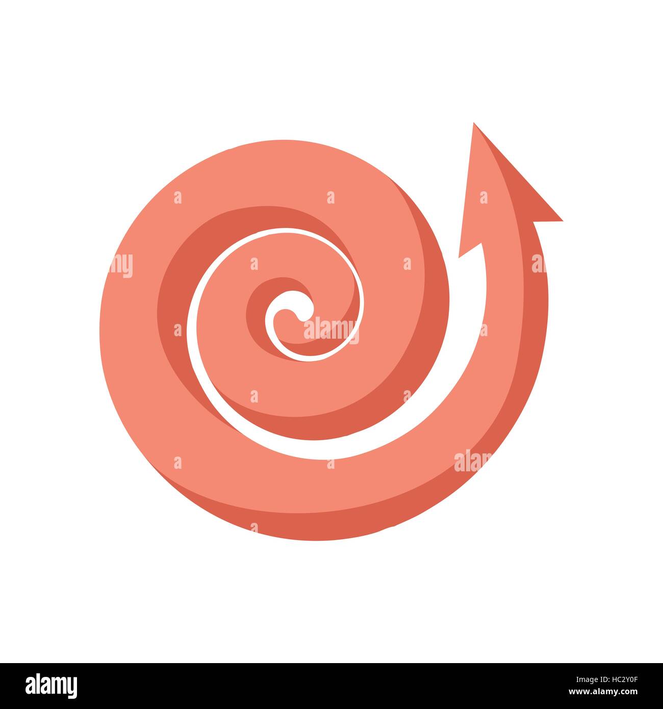 Curling pink arrow cartoon icon Stock Vector Image & Art - Alamy