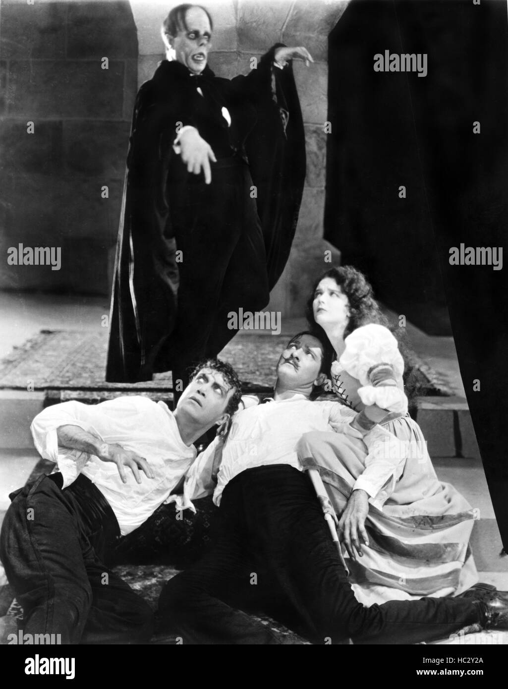 THE PHANTOM OF THE OPERA, top: Lon Chaney Sr., bottom, from left ...