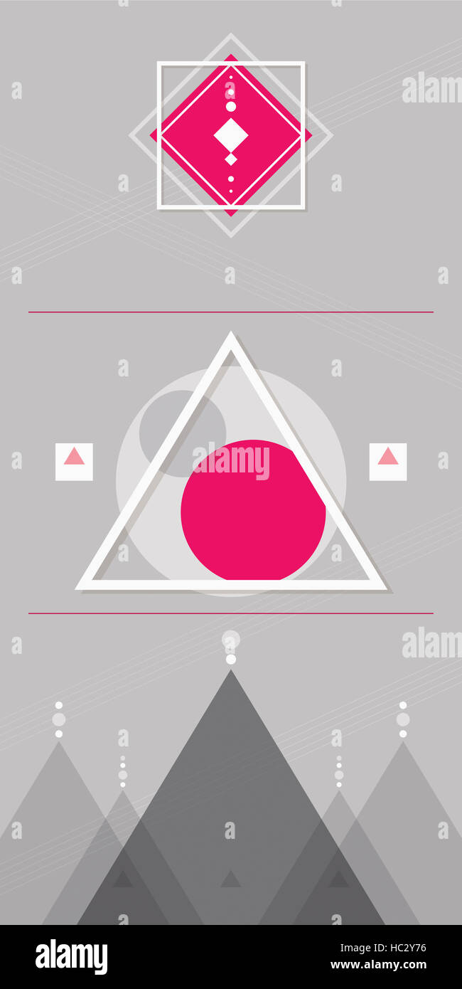 Geometric figures of triangles hi-res stock photography and images - Alamy