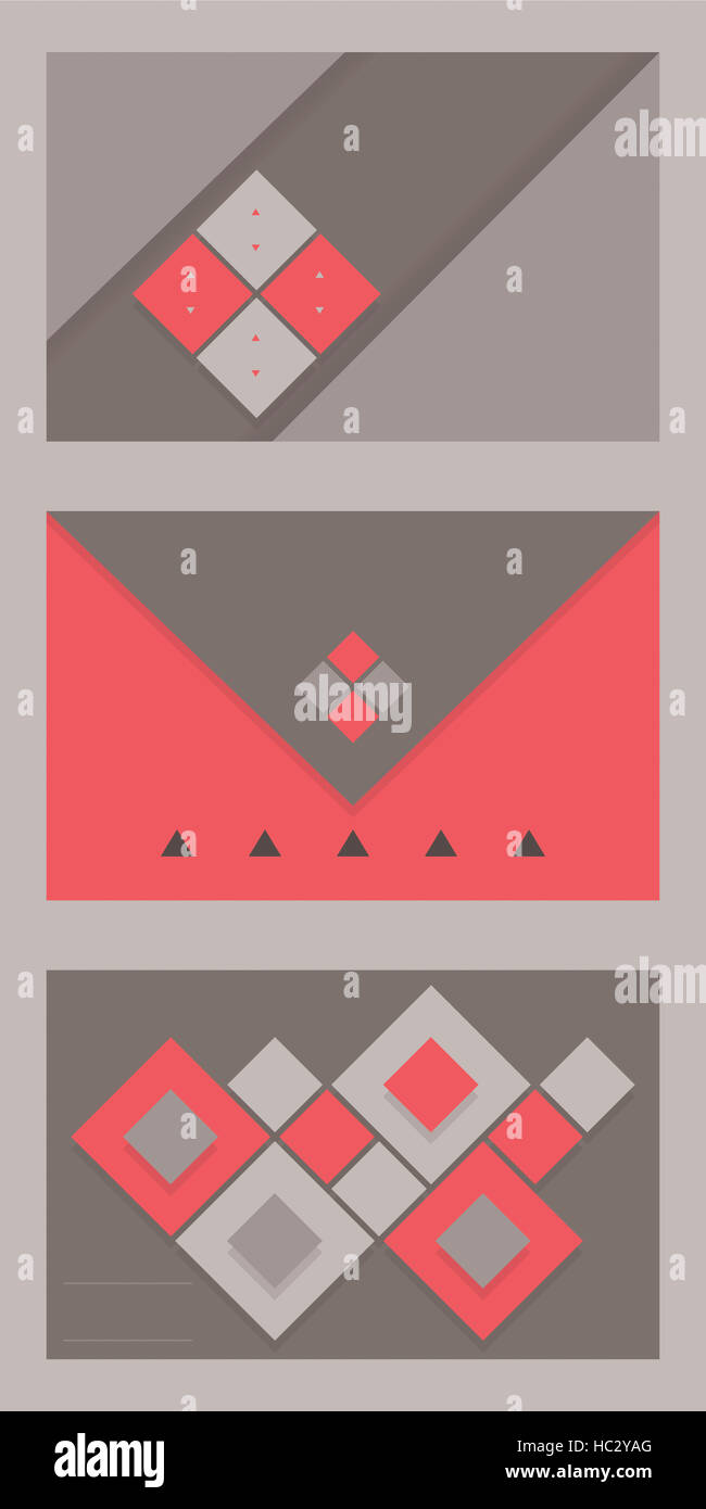 Layout of patterns of diamonds and triangles Stock Photo - Alamy