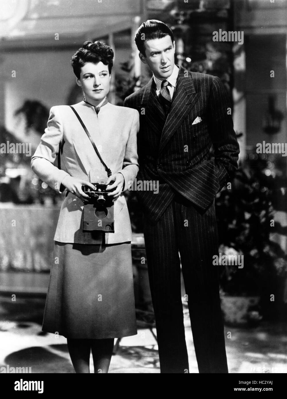 THE PHILADELPHIA STORY, Ruth Hussey, James Stewart, 1940 Stock Photo ...