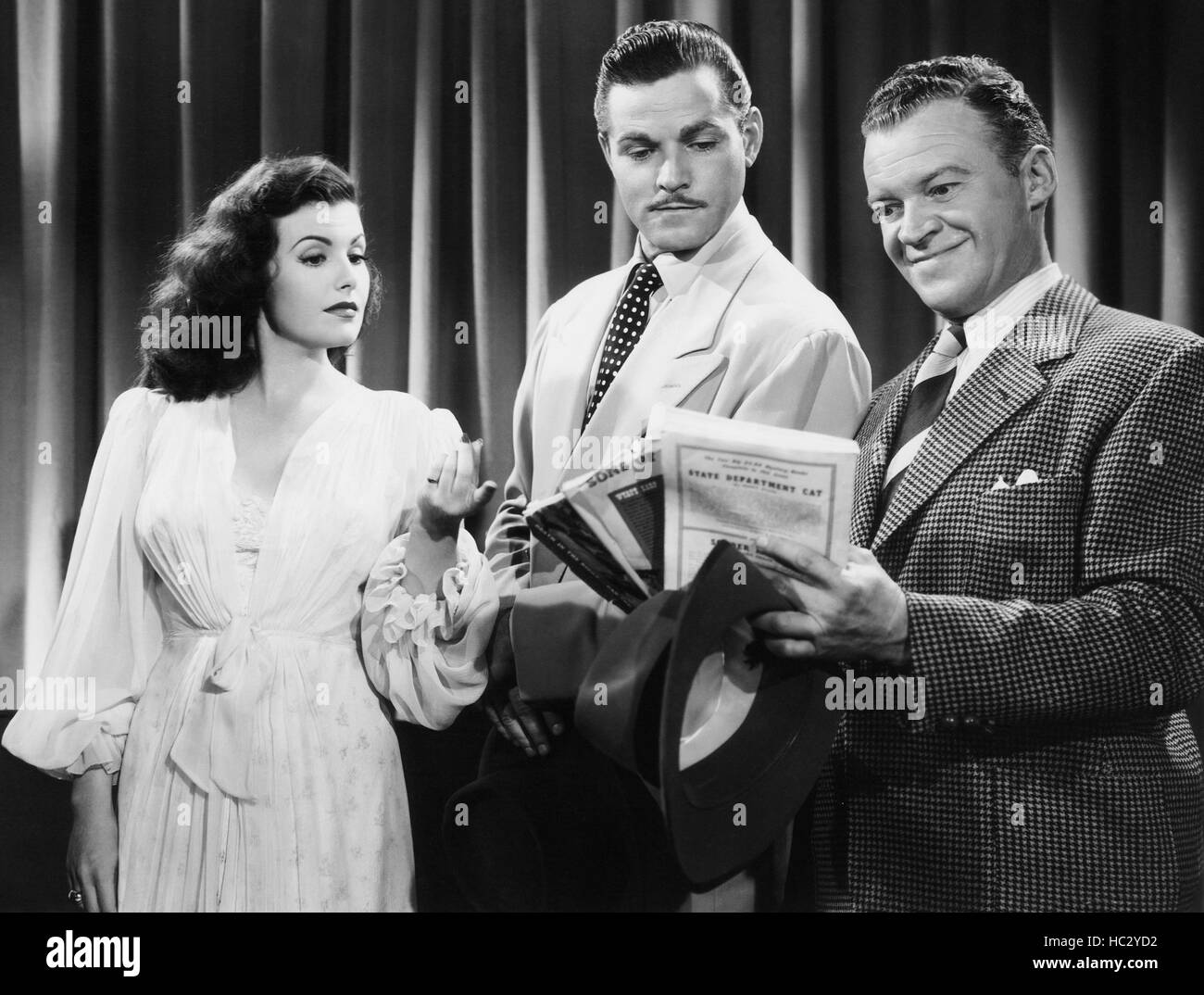 PHILO VANCE'S SECRET MISSION, from left, Sheila Ryan, Alan Curtis ...