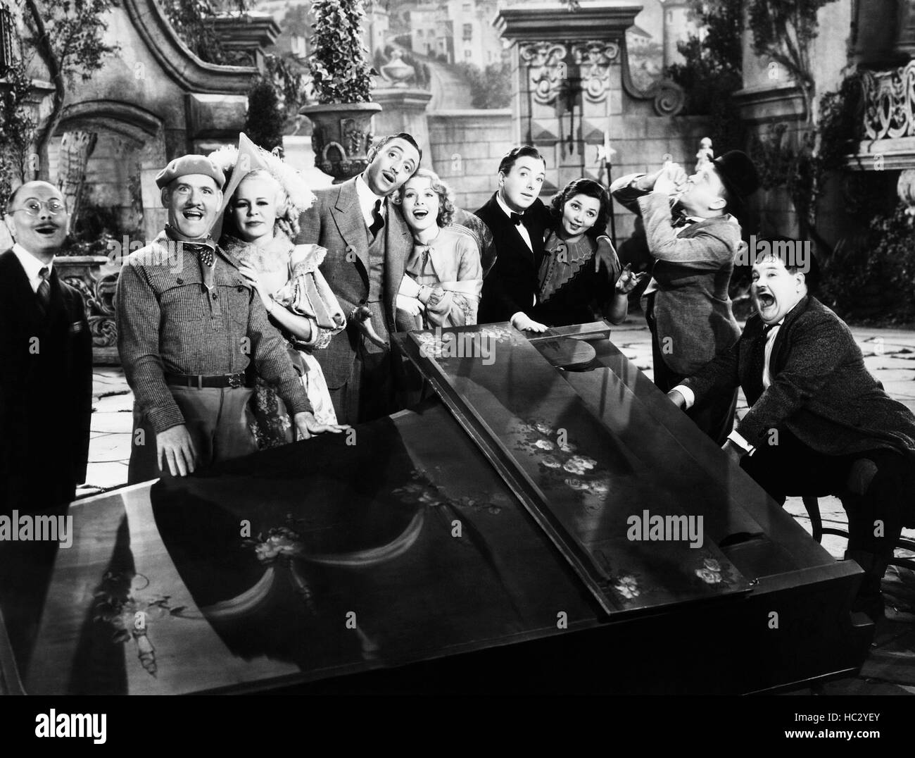 PICK A STAR, from left: Charles Halton, Tom Dugan, Lyda Roberti, Mischa ...