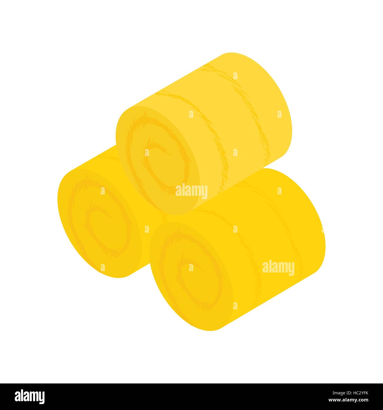 Hay stack 3d Stock Vector Images - Alamy