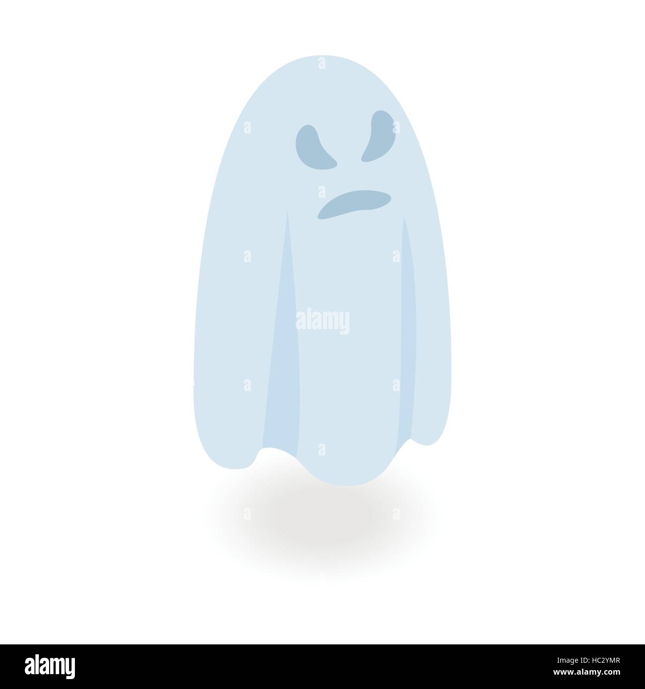 3d cute monster white ghost Stock Vector Images - Alamy