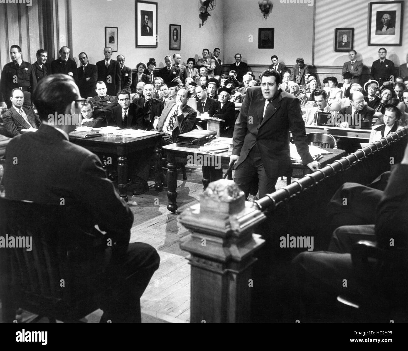 A PLACE IN THE SUN, seated left to right: Walter Sande, Montgomery ...