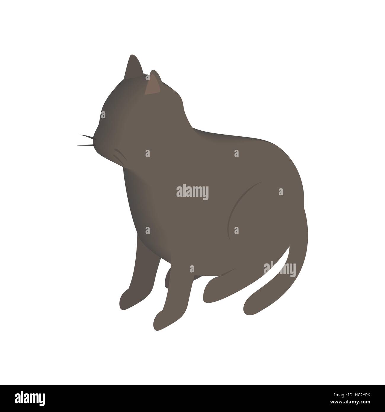 Black cat isometric 3d icon Stock Vector Image & Art - Alamy