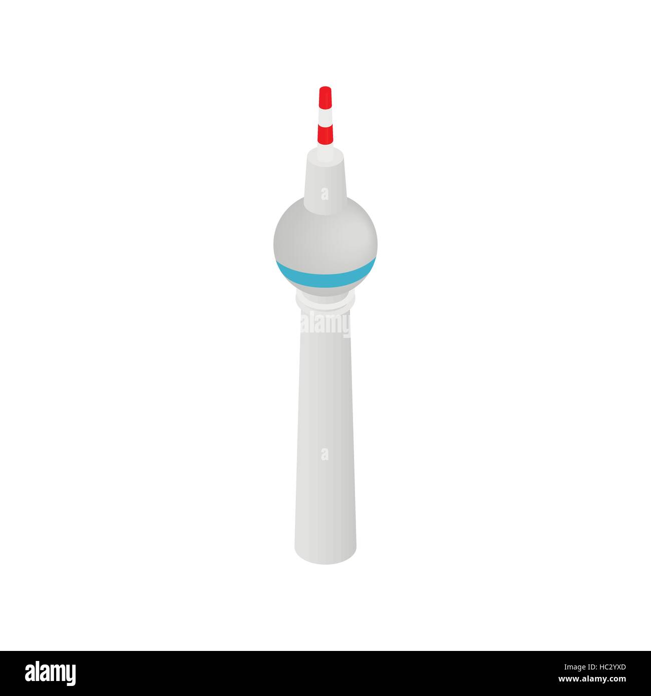 Tv tower in berlin tower Stock Vector Images - Alamy