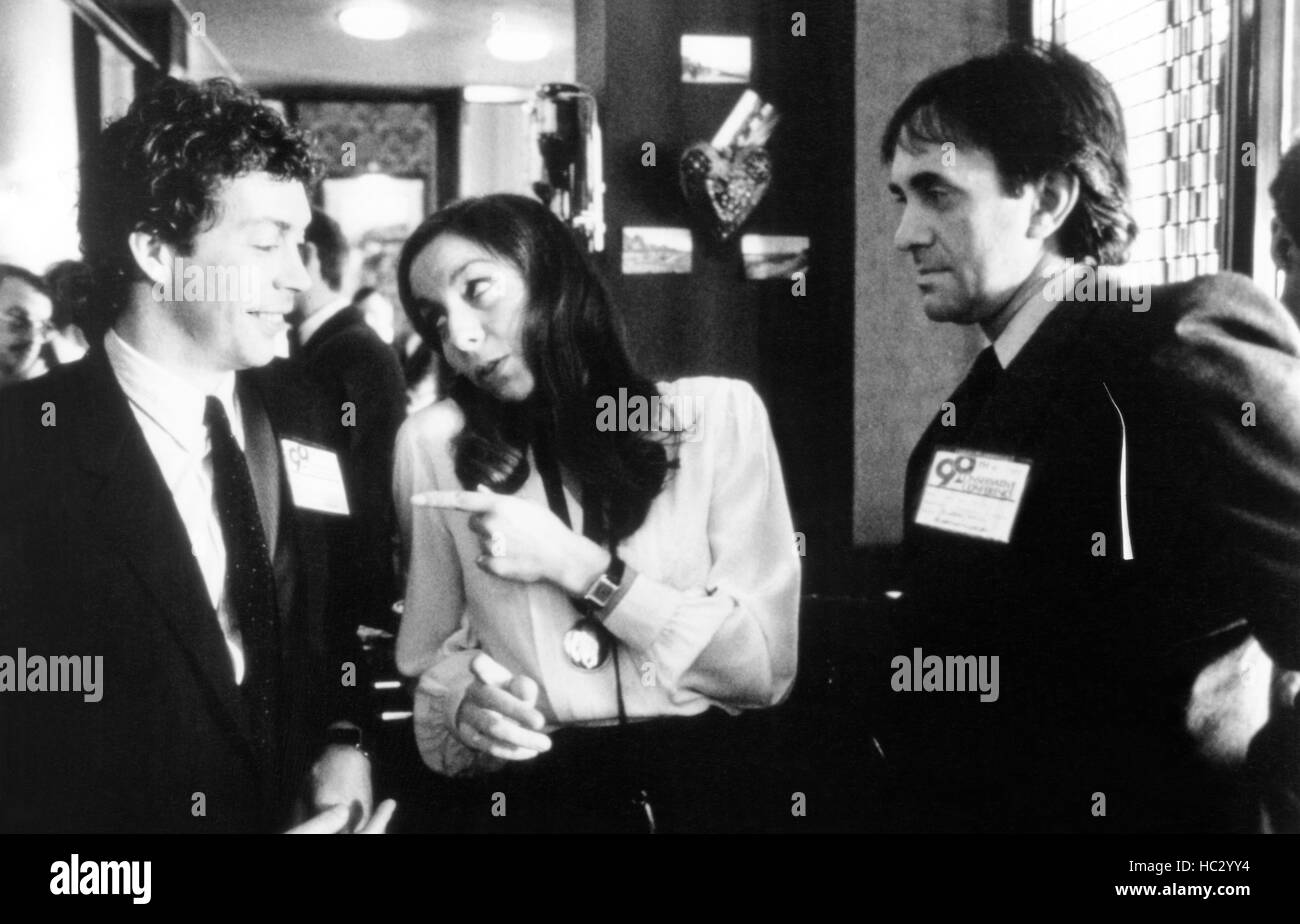 THE PLOUGHMAN'S LUNCH, from left: Tim Curry, Charlie Dore, Jonathan ...