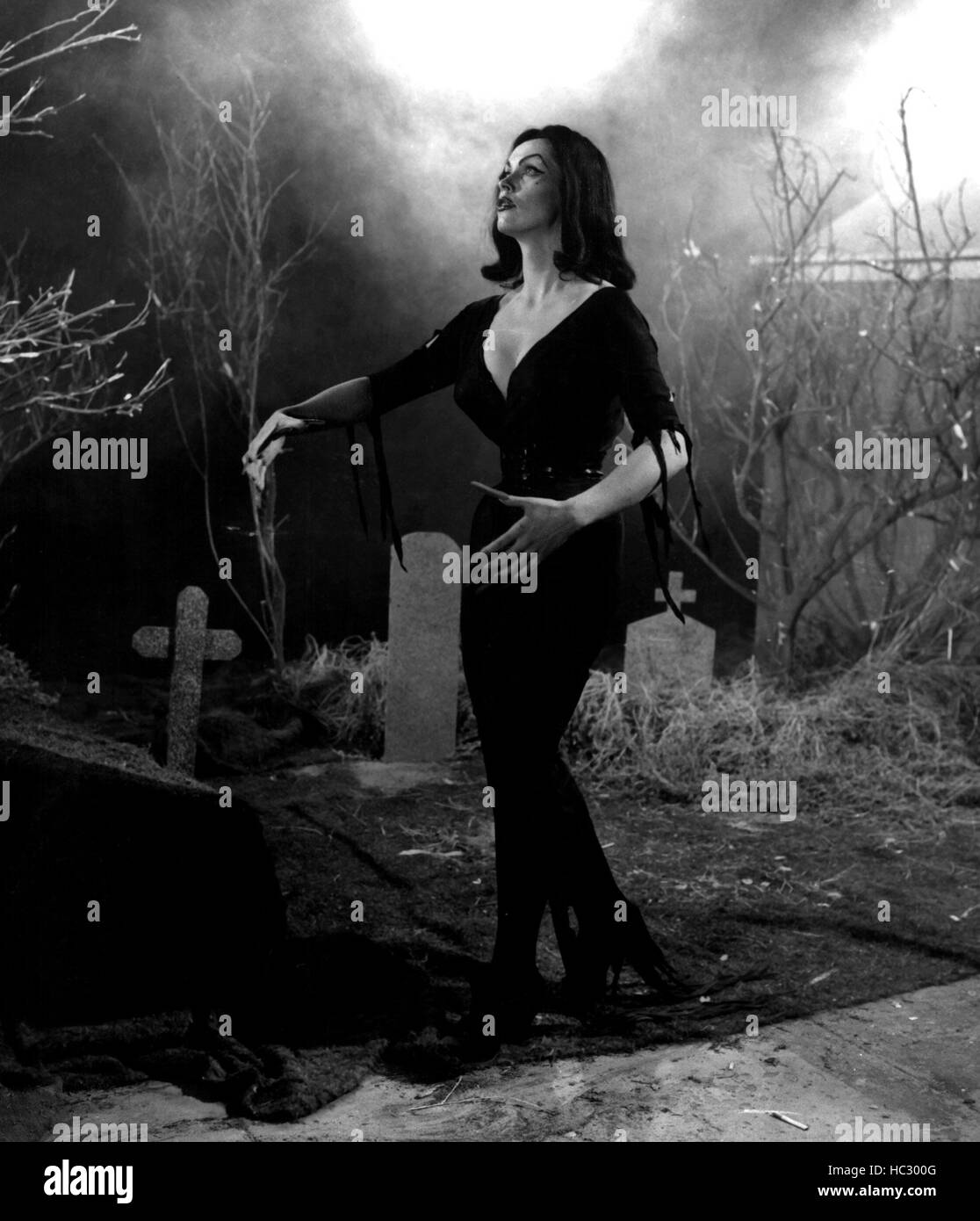PLAN 9 FROM OUTER SPACE, Vampira, (Maila Nurmi), 1959 Stock Photo - Alamy