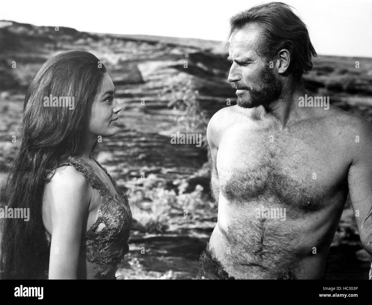 PLANET OF THE APES, Linda Harrison, Charlton Heston, 1968 TM and ...