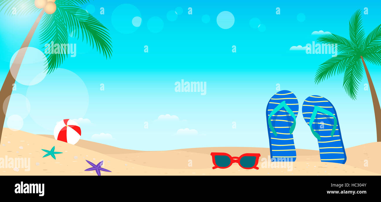 Background of summer vacation Stock Photo - Alamy