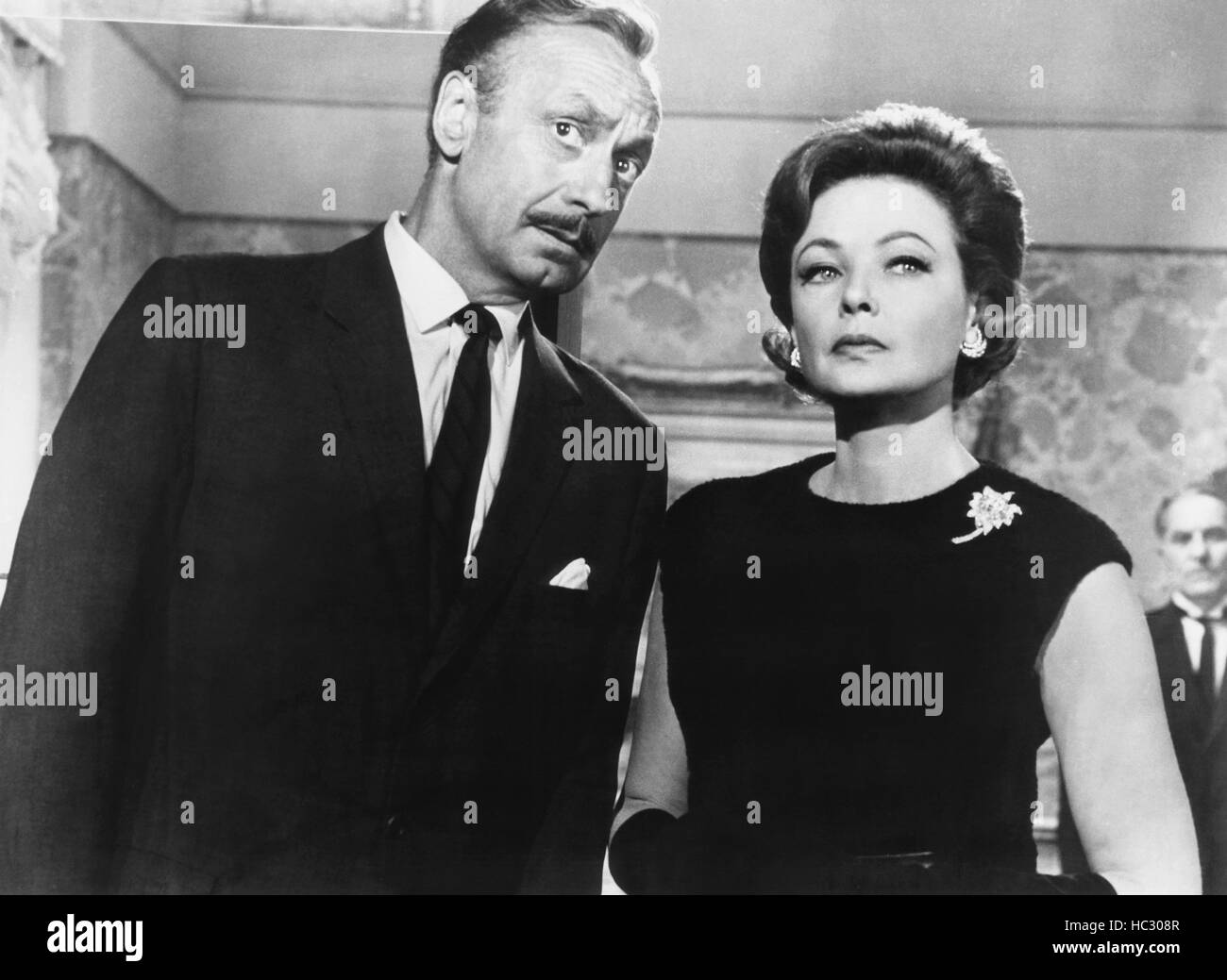 THE PLEASURE SEEKERS, from left: Maurice Marsac, Gene Tierney, 1964, TM ...