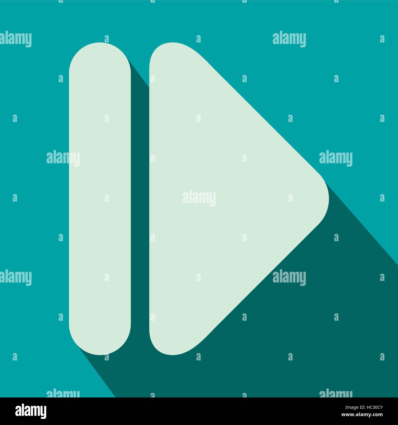 Right modern arrow flat icon Stock Vector Image & Art - Alamy