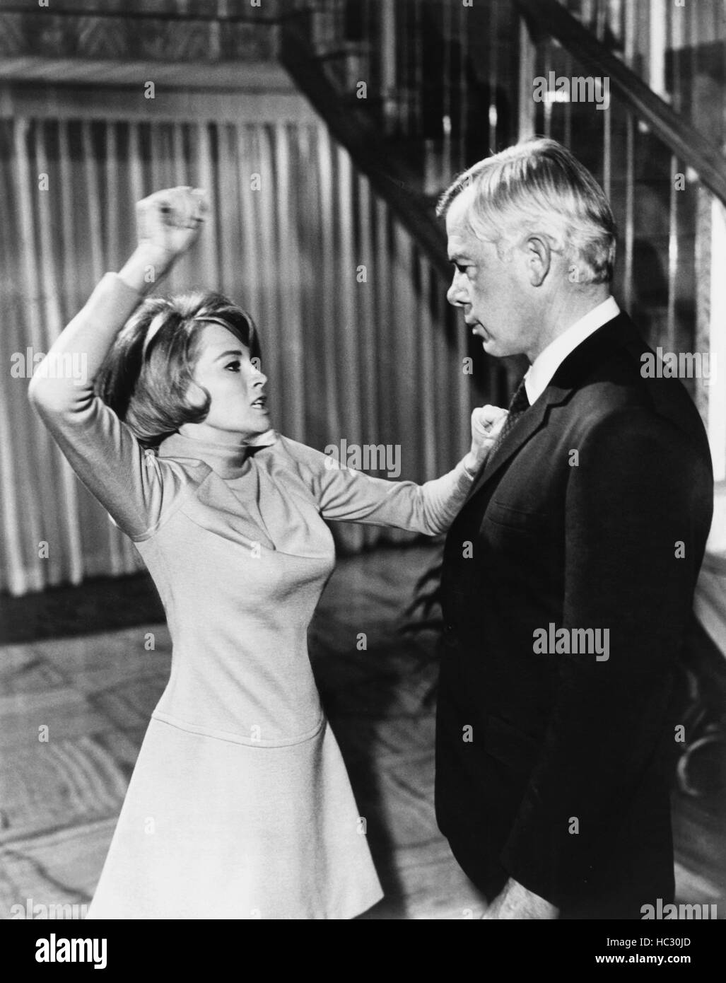 POINT BLANK, from left, Angie Dickinson, Lee Marvin, 1967 Stock Photo ...