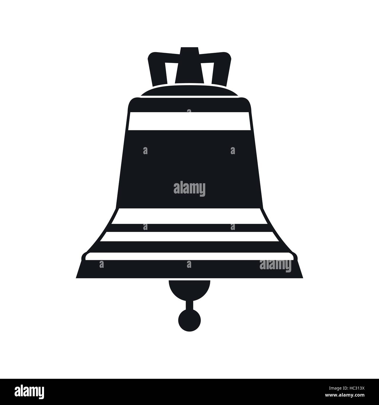 Church bell black simple icon Stock Vector Image & Art - Alamy