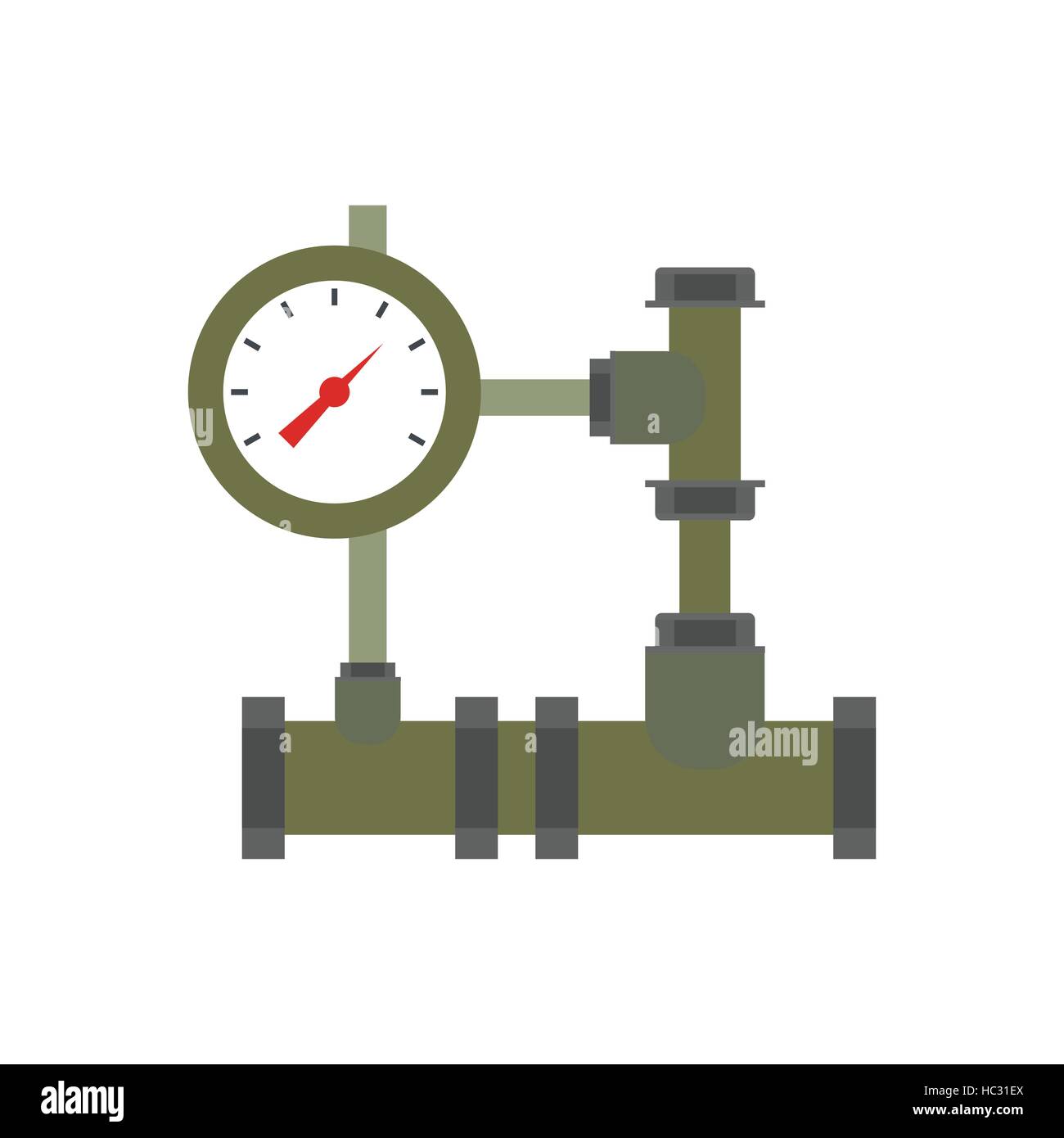 Pipe flat icon Stock Vector Image & Art - Alamy