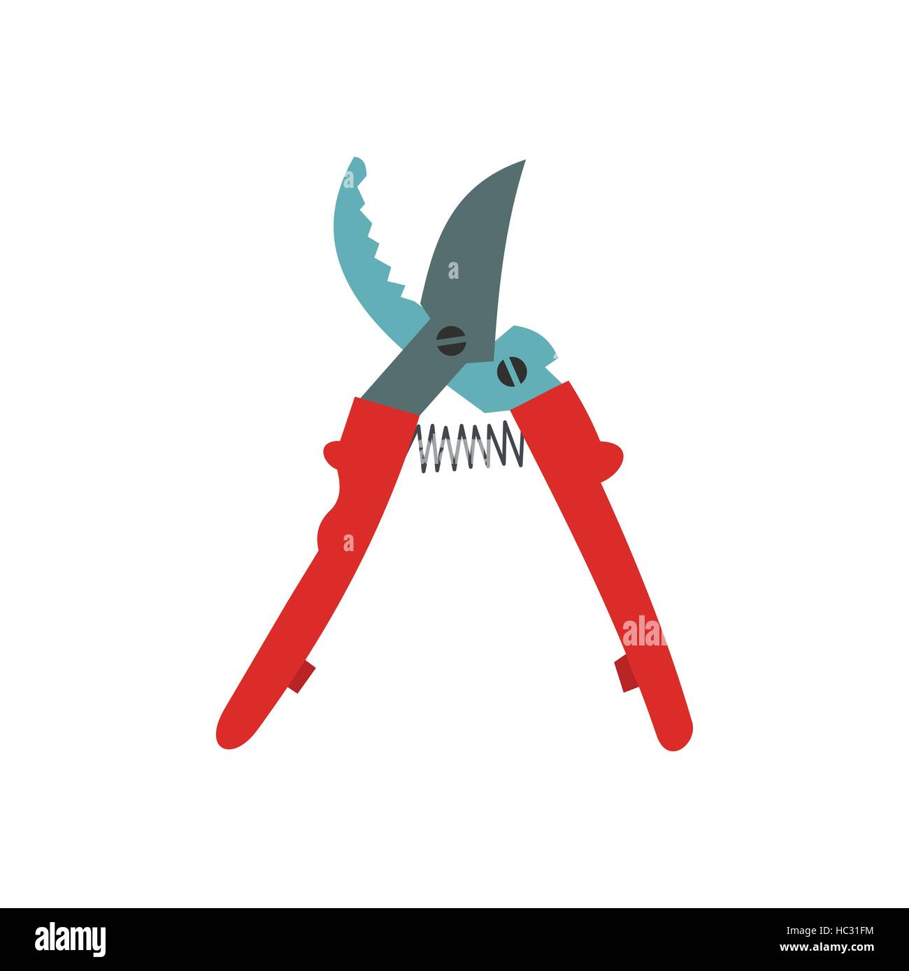 Secateurs plane icon Stock Vector Image & Art - Alamy