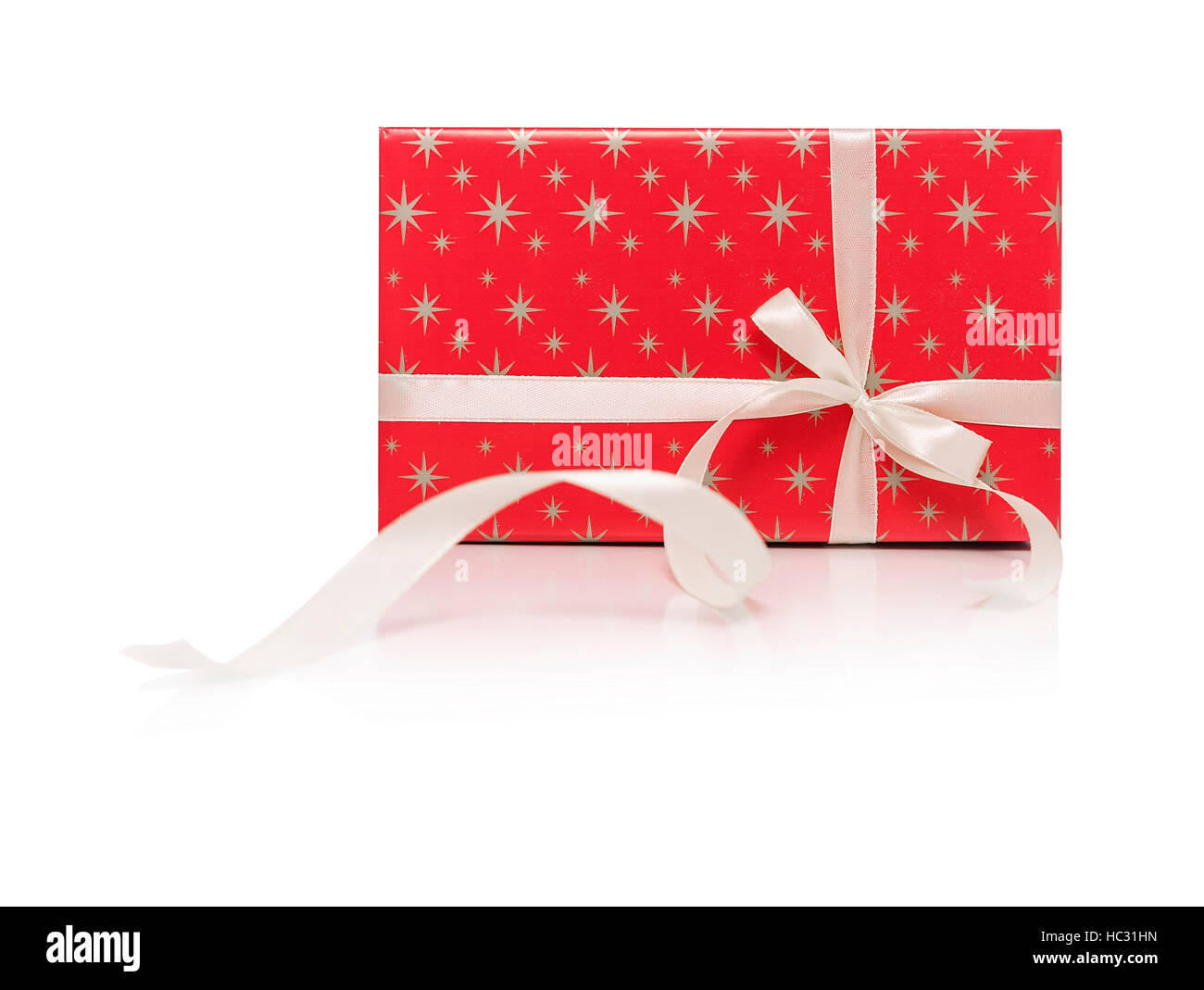 Gift on a white background Stock Photo - Alamy