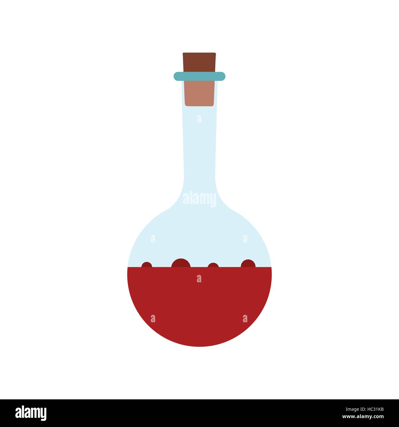 Small bottles with red potion flat Stock Vector Image & Art - Alamy