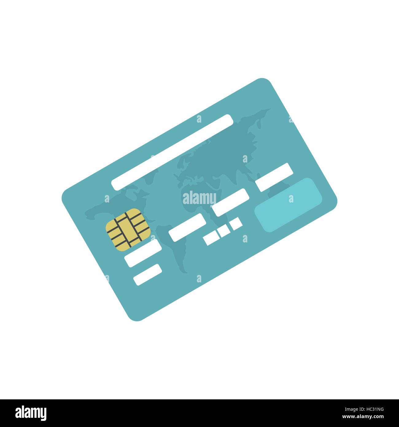 Credit card flat icon Stock Vector Image & Art - Alamy