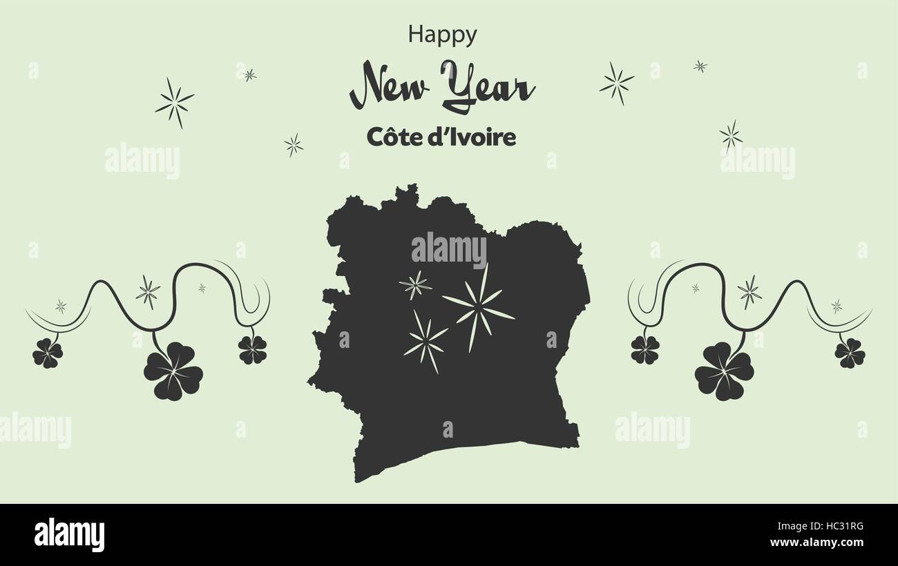 Abstract map ivory coast Stock Vector Images - Alamy