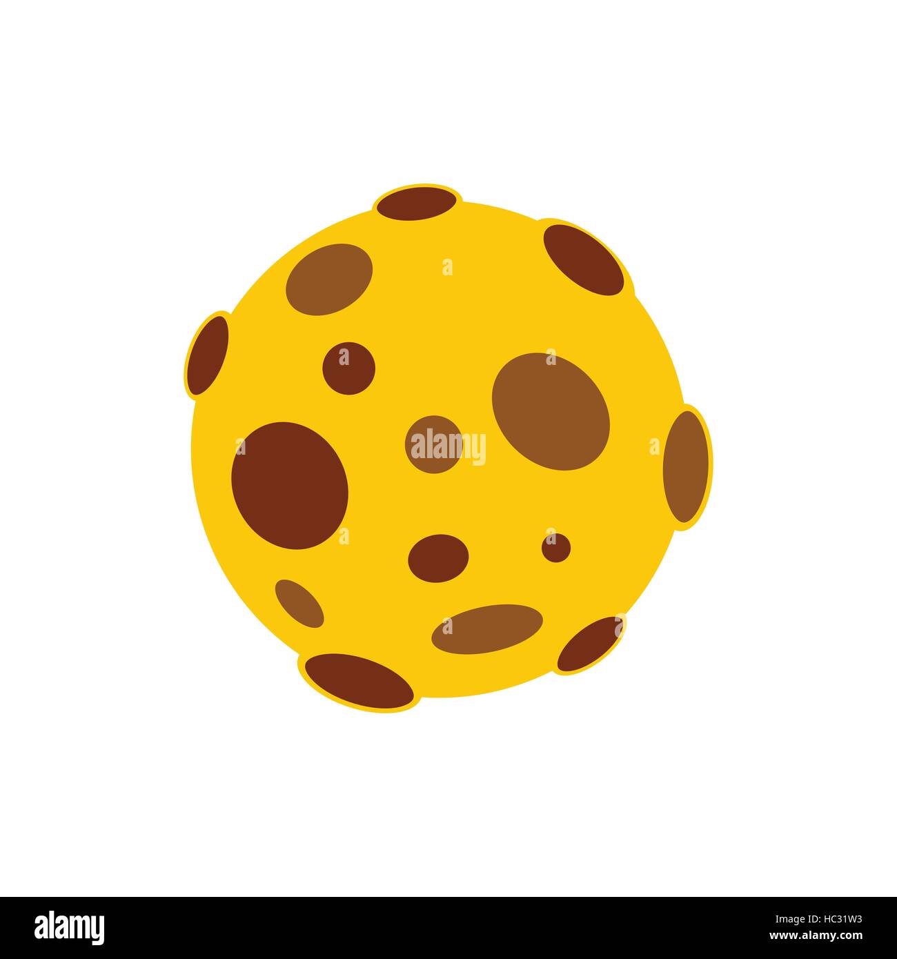 Moon impact crater Cut Out Stock Images & Pictures - Alamy