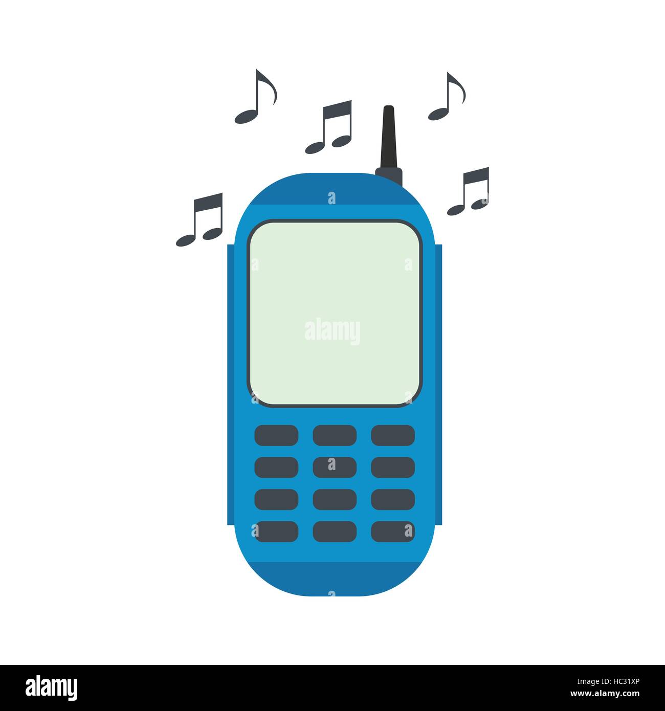 Retro model with phone Stock Vector Images - Alamy