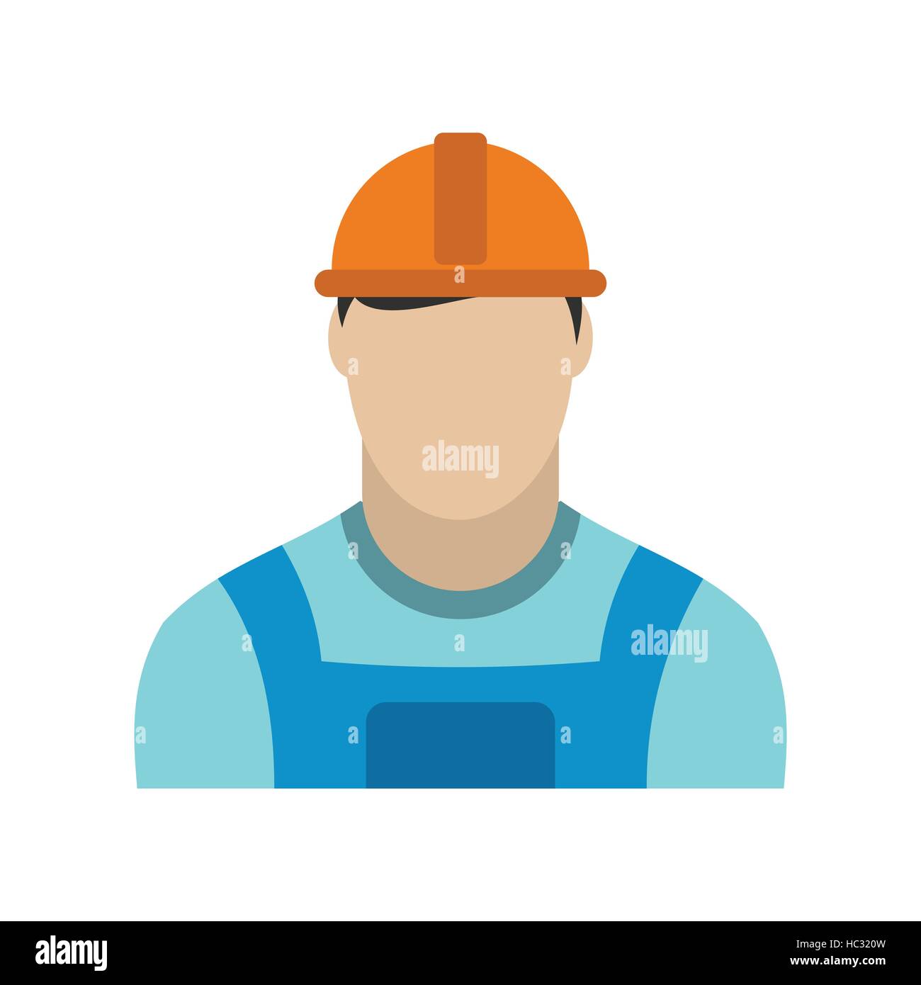 Oil and gas man with hard hat Cut Out Stock Images & Pictures - Alamy