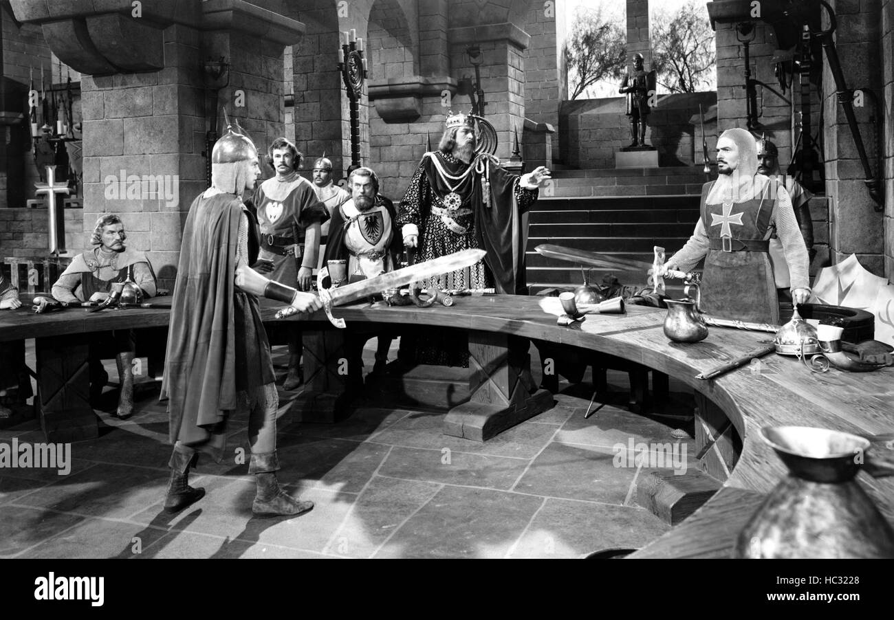 PRINCE VALIANT, Robert Wagner, Brian Aherne, James Mason, 1954 (c) 20th ...